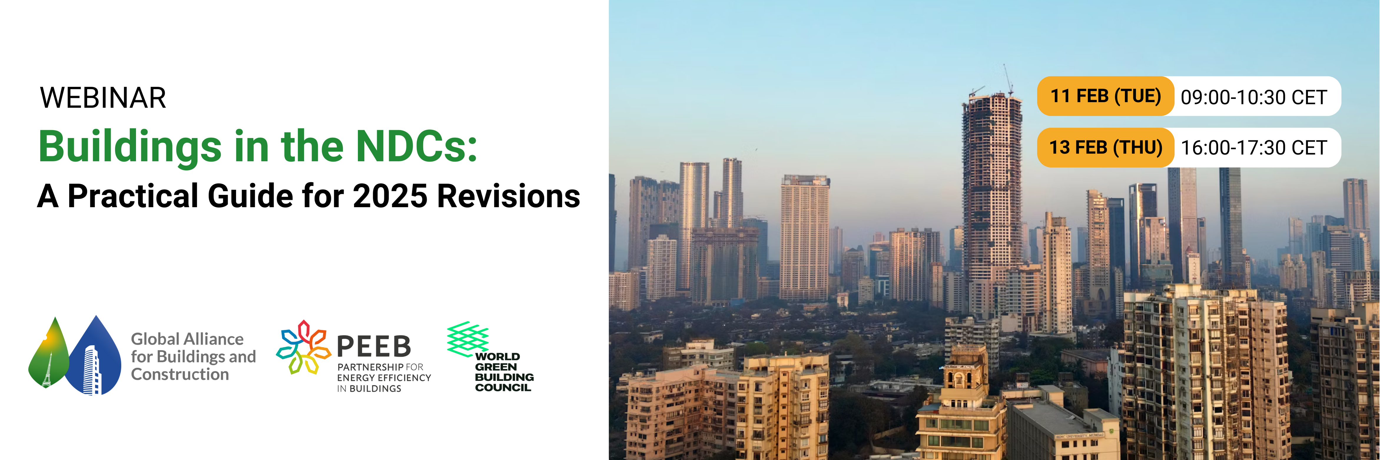 Upcoming Webinar: Buildings in the NDCs – A Practical Guide for 2025 ...